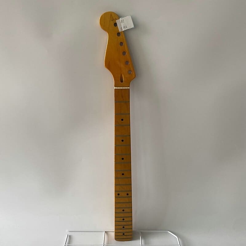 Left Handed Strat Style Guitar Maple Neck | Reverb