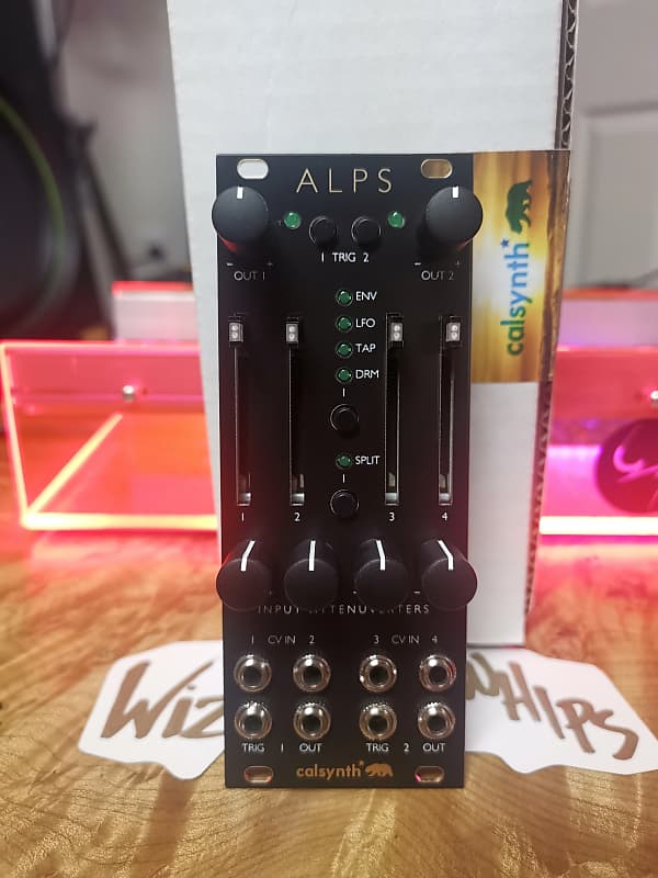 Calsynth Alps Mutable Instruments Peaks CV Black Gold | Reverb
