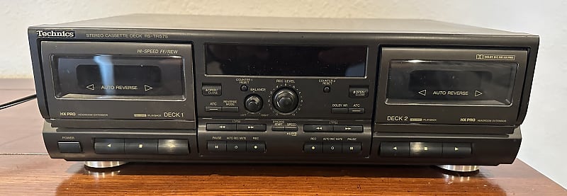 Technics RS-TR575 Stereo Double Cassette Deck 1994-1996 - | Reverb