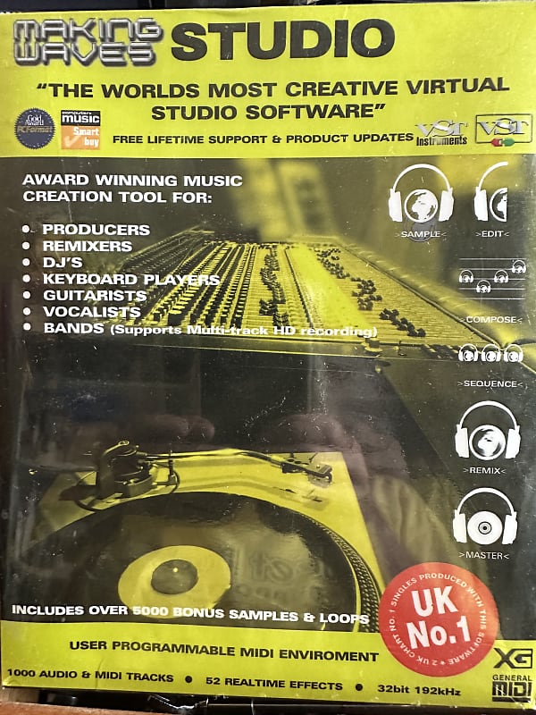 Steinberg Making waves Studio Software | Reverb