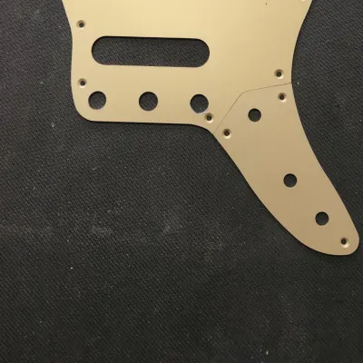 Custom Jaguar Pickguard & Control Plates Gold Anodized | Reverb