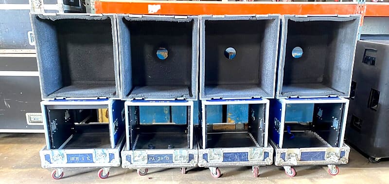 Unbranded Blue 12 Space Case On Wheels (LOT OF 4)THS | Reverb