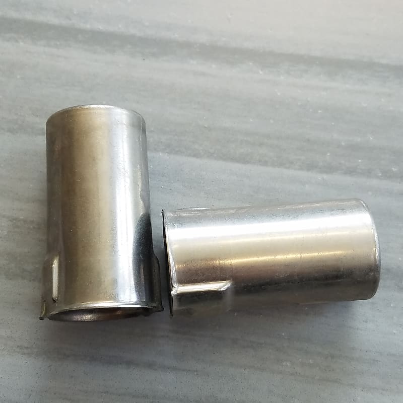 Elco Pair (2) Tube Shields 12AX7 9-pin J-Slot TSF0T 105 mil | Reverb