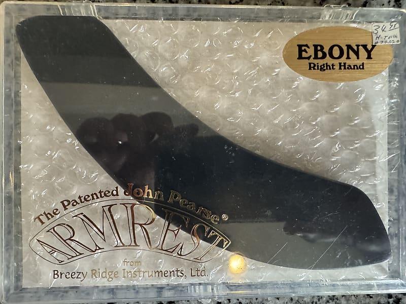 The Patented John Pearse Armrest - Ebony | Reverb