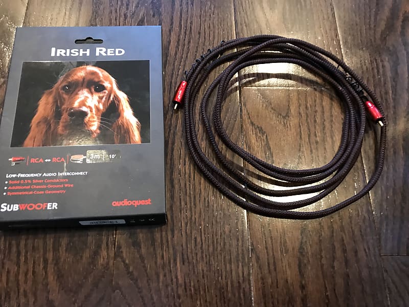 AudioQuest Irish Red Subwoofer Cable | Reverb