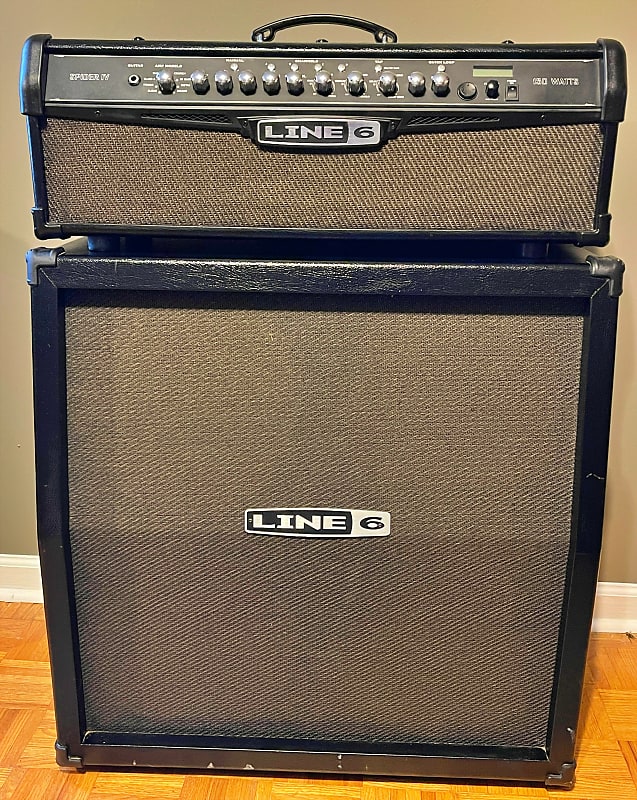 Line 6 Spider IV 150 Watt amp With 4x12" Cab 2010ish - Black | Reverb