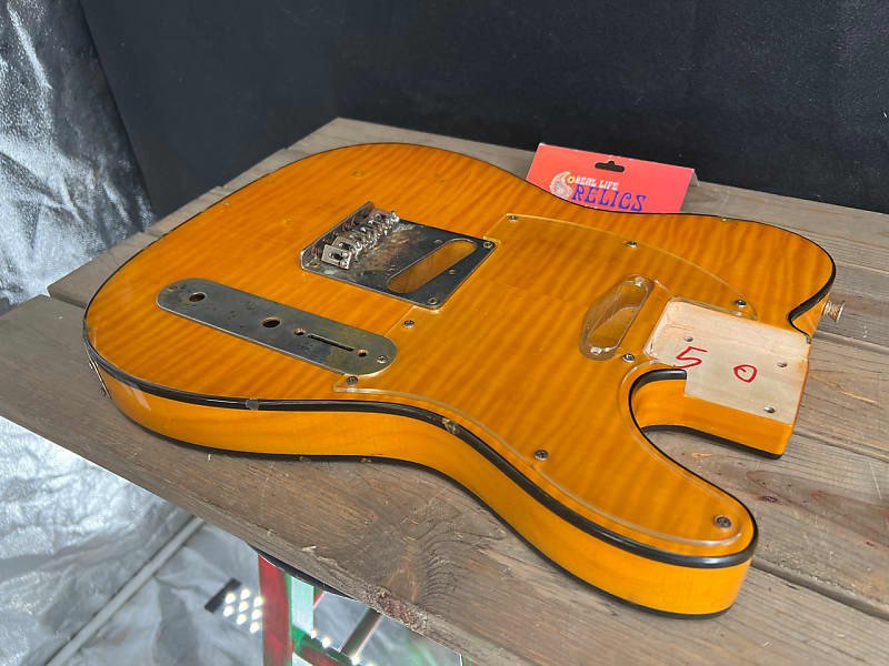 Real Life Relics Semi Loaded Tele® Body Double Bound Aged | Reverb