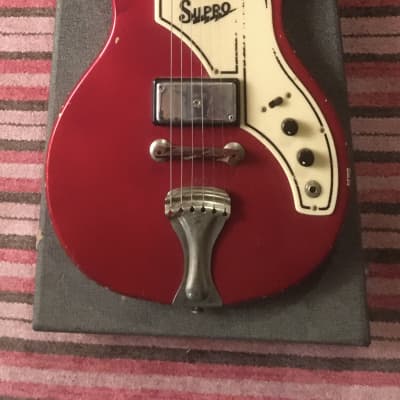 1960's Supro Model 1507 3/4 Electric Guitar Valco w/Case | Reverb