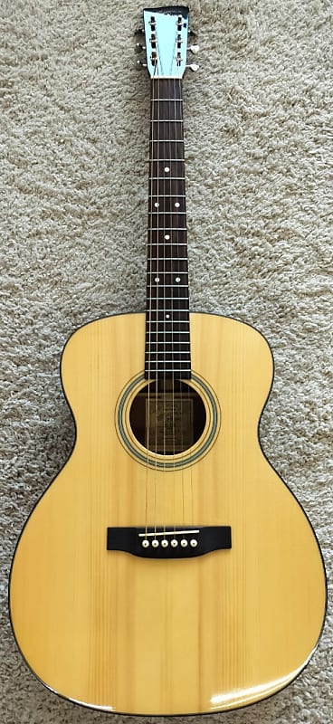 Recording King Solid 000 Aged Adirondack Spruce Top Guitar | Reverb