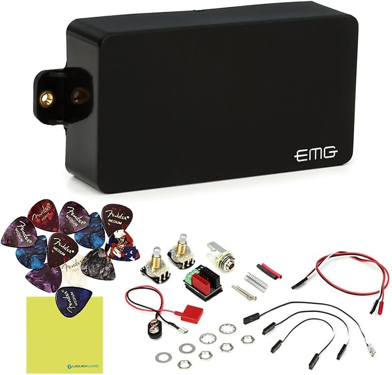 EMG 81 Black Active Guitar Humbucker Bridge/Neck Pickup | Reverb