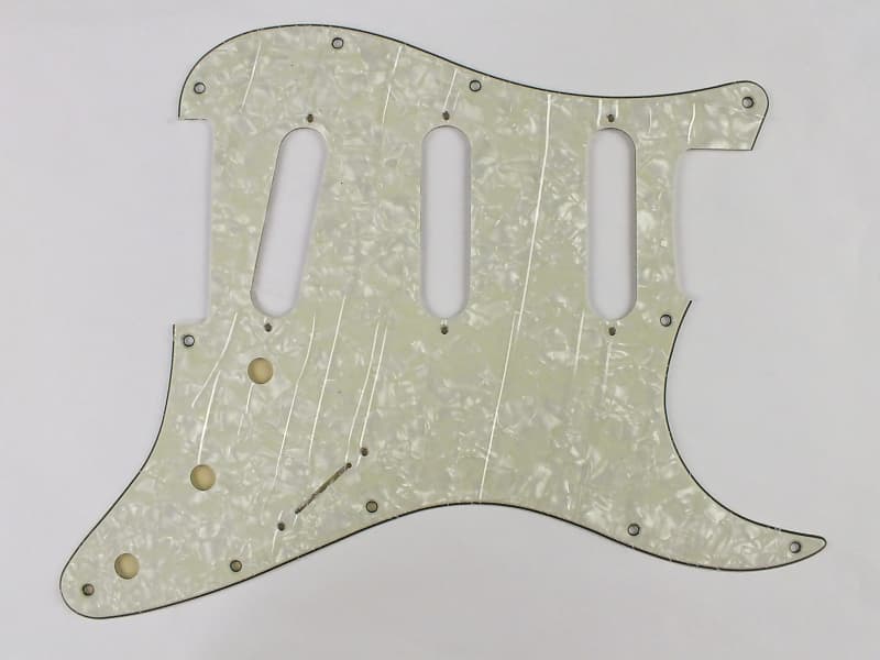 Stratocaster Mint Green Pearl Scratch Plate 11 hole | Reverb Canada