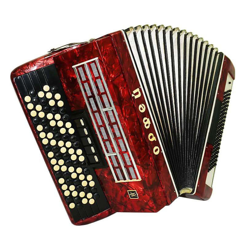 5 Row Button Accordion Orfey 120 Bass, Folk Concert Russian | Reverb