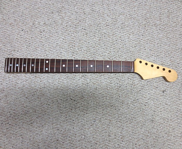 Custom Made Strat Neck Maple/Rosewood 1980s Satin | Reverb