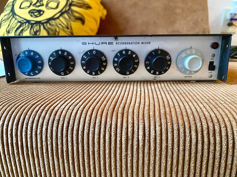 Vintage ‘60s-‘70s Shure M68-RM mic preamp / mixer / spring | Reverb