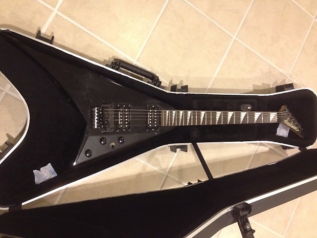 Jackson Rhoads V RR3 Black w/Floyd Rose | Reverb