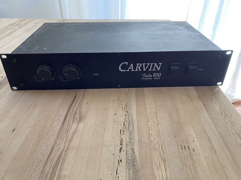Carvin Tube 100 EL34 Two Channel Power Amplifier | Reverb