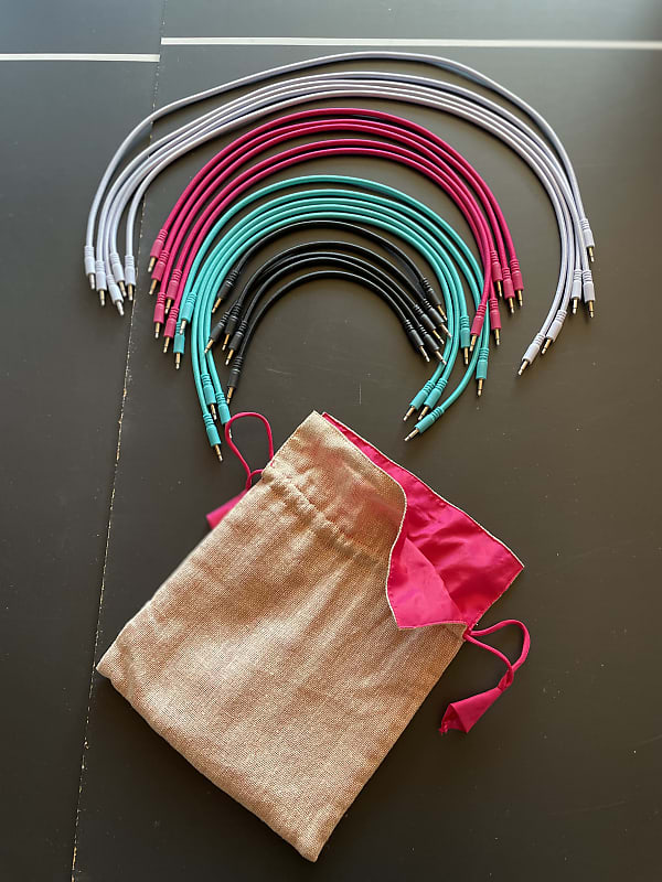 Mutable Instruments Braided Cable Pack of 20 Eurorack Cables | Reverb