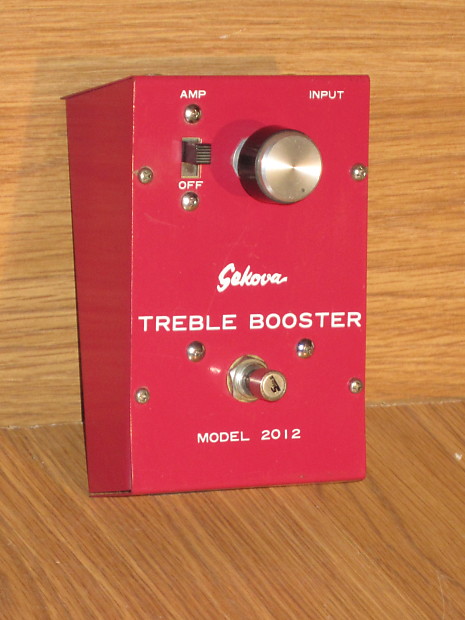 Sekova 2012 Treble Booster Guitar Effects Pedal 1970s | Reverb Canada