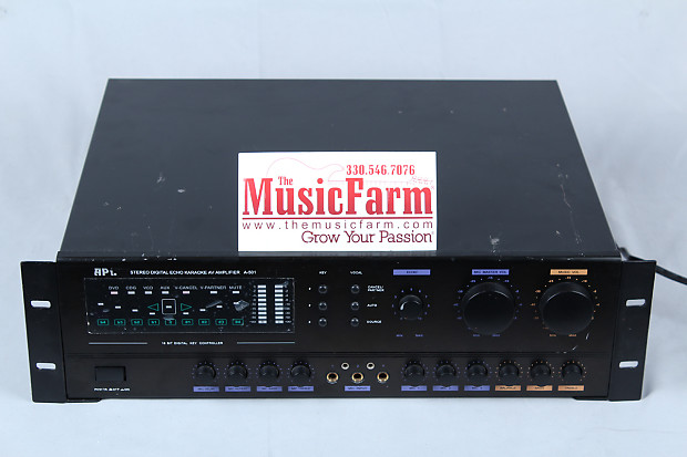 API Stereo Digital Echo Karaoke AV Amp A-501 with 5 Mic-Ins | Reverb
