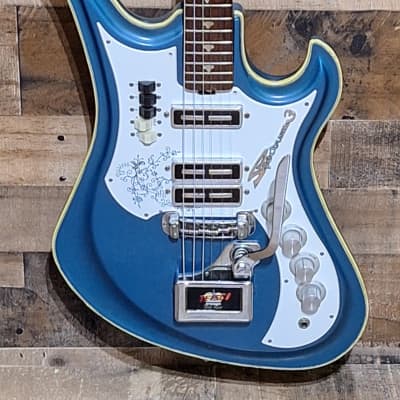 1968 Teisco Spectrum 3 - Pelham Blue - W/OSC | Reverb