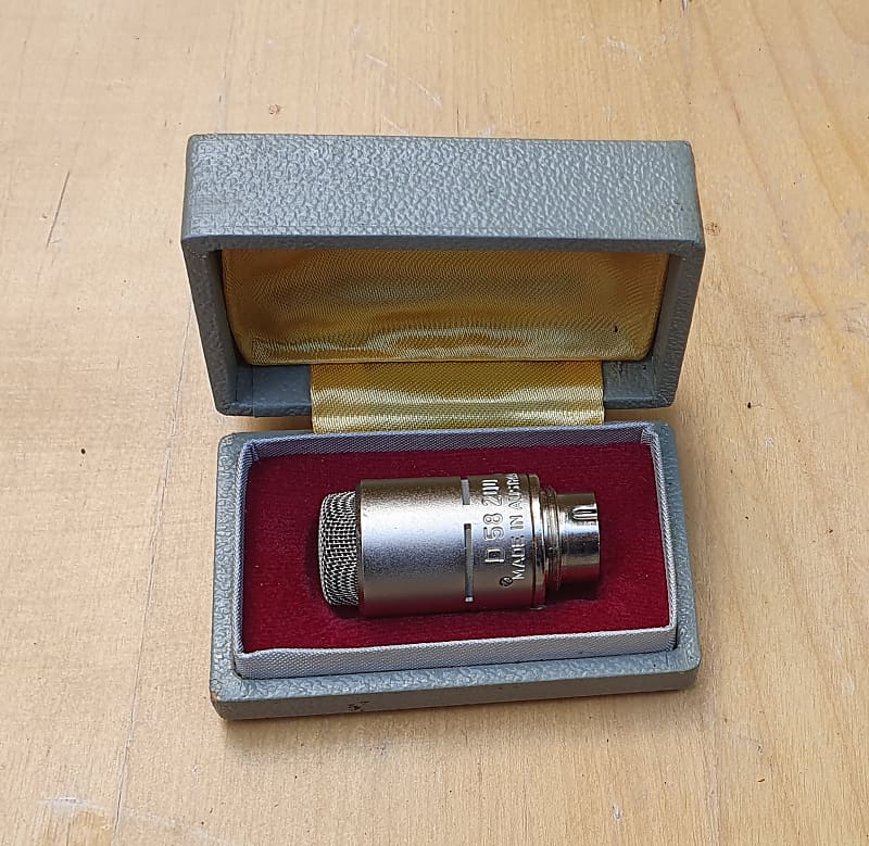 AKG D 58 200 - 1960s, mini mic, killer on harp | Reverb Canada