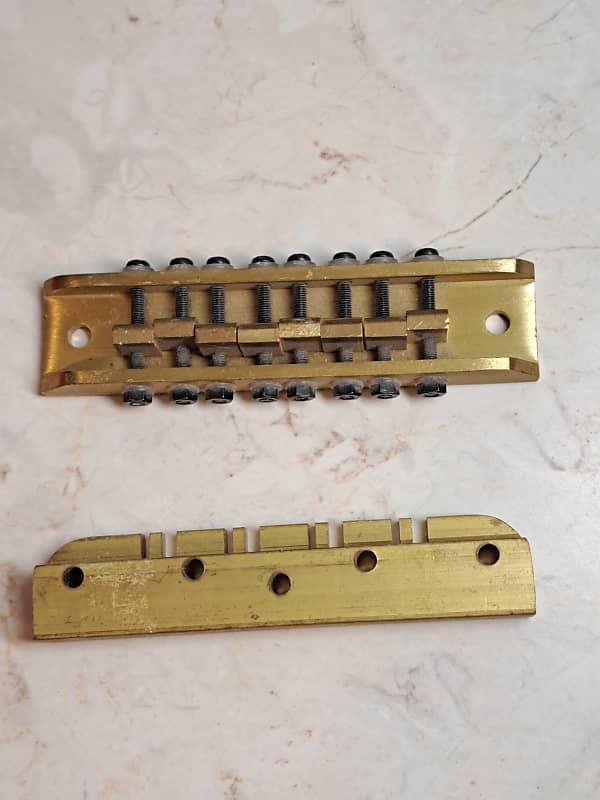 Alembic 8 Saddle 8 String Bass Bridge & Tailpiece / | Reverb Canada