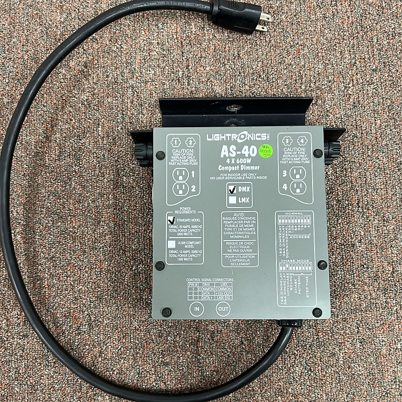Lightronics AS-40D DMX Dimmer | Reverb