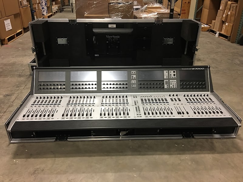 Soundcraft Vi7000 with Realtime Rack Ultimate, ATA case | Reverb
