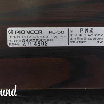 Pioneer PL-50 Direct Drive Turntable in Very Good Condition. | Reverb