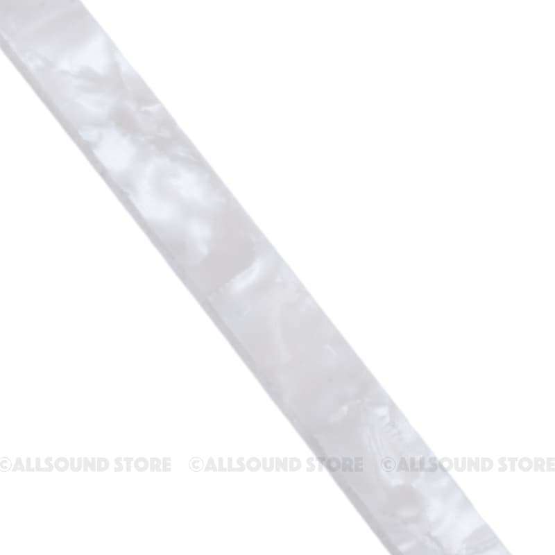 Hosco White Pearloid Celluloid Guitar, Instrument Binding 6mm | Reverb