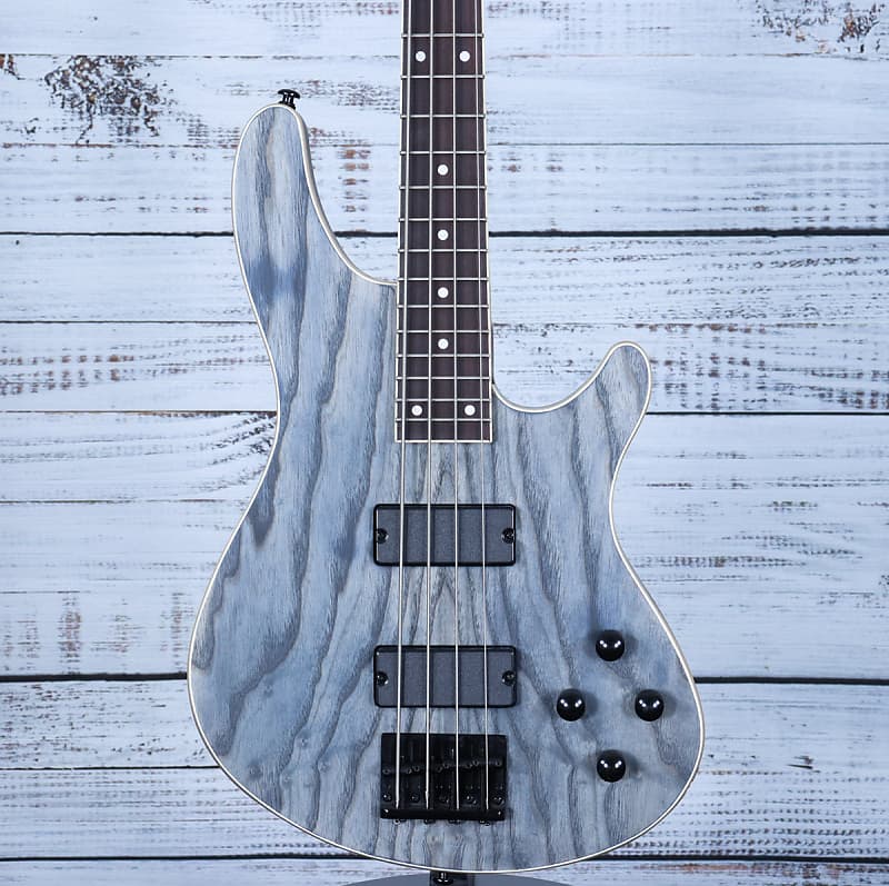 Schecter Standard Series C-4 Bass | Charcoal Satin | Reverb