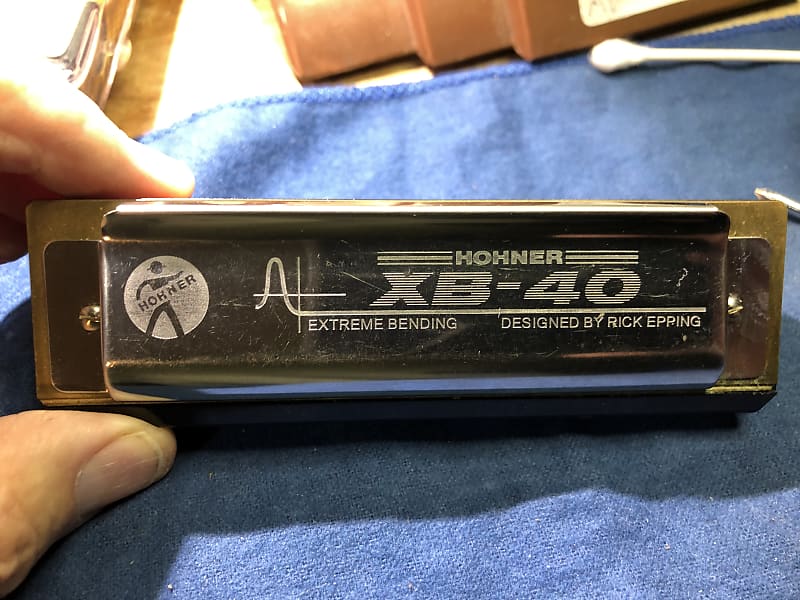 Hohner XB-40 Extreme Bending "C" Harmonica 2010 Black/Chrome | Reverb