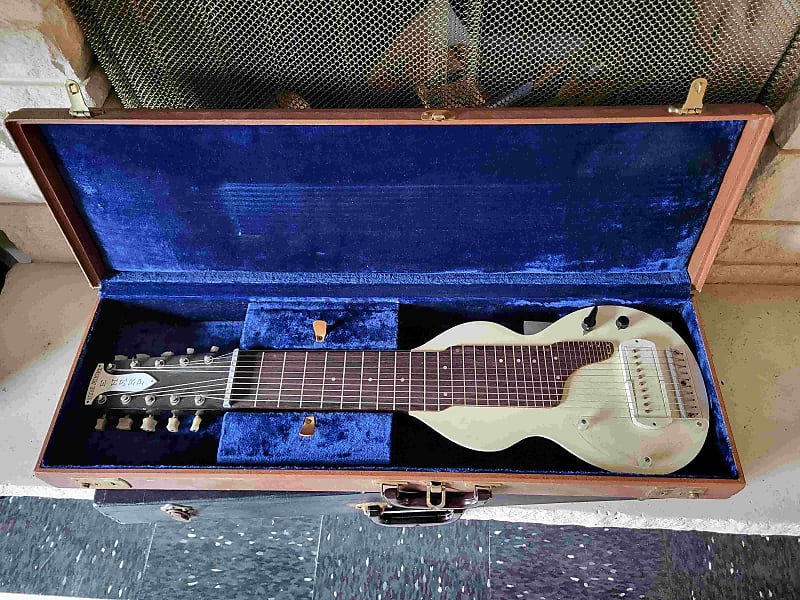 Epiphone Eddie Alkire Eharp 1940s 10-string Lap Steel Guitar | Reverb