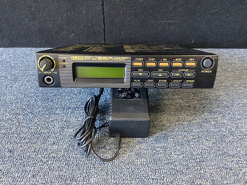 Yamaha FX550 Guitar Multi Effects Processor Half Rack Made | Reverb UK
