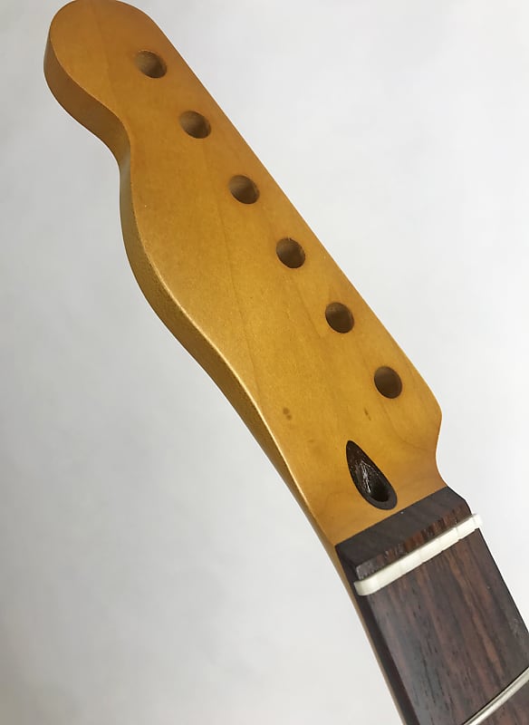 Replacement Lefty Tele Neck - Maple Rosewood Fingerboard | Reverb