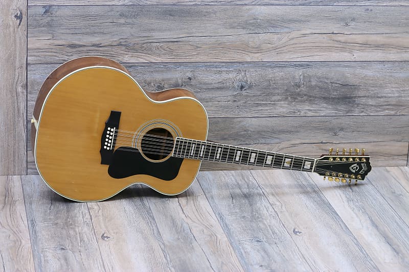 VINTAGE! Guild F-512 1974 Natural! 12 String! | Reverb
