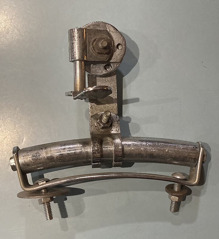 Gretsch bass drum rack tom mount, vintage Consolette rail, 2 | Reverb