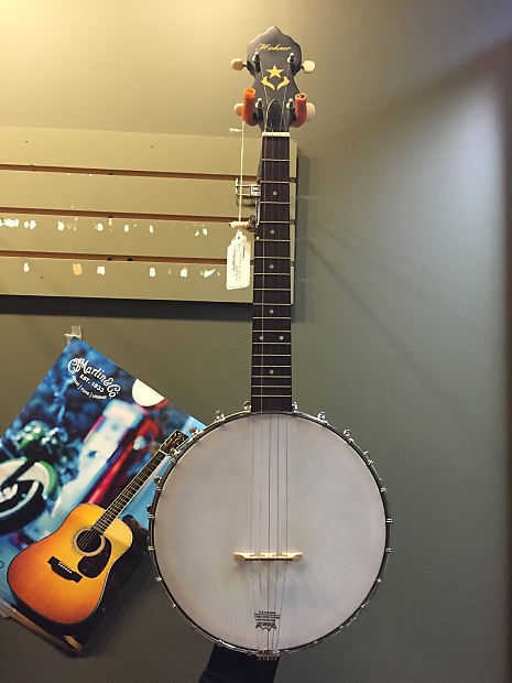 Hohner HTB-5 5-String Short Scale Travel Banjo w/ Gig Bag | Reverb