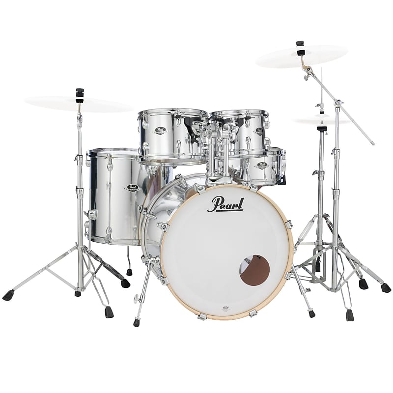 Pearl Export 5-Piece Shell Pack - Mirror Chrome | Reverb