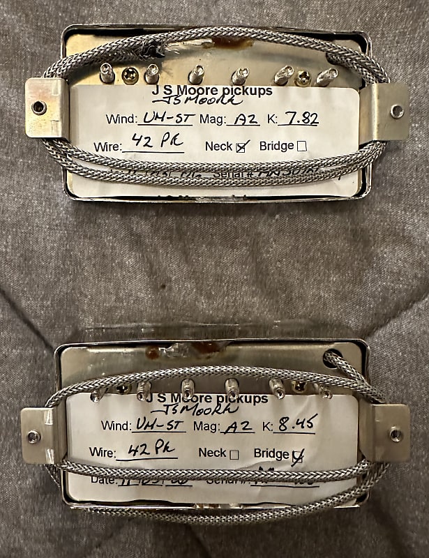 Super High End & Rare J.S. Moore “57 Custom Humbuckers” | Reverb