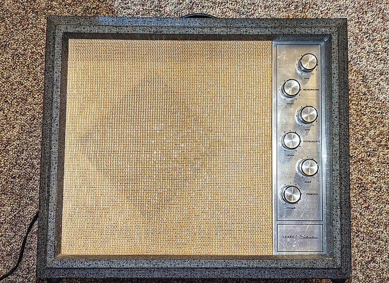 1964 Silvertone(Danelectro) 1482 Vintage Tube Amp 1x12 w/ | Reverb