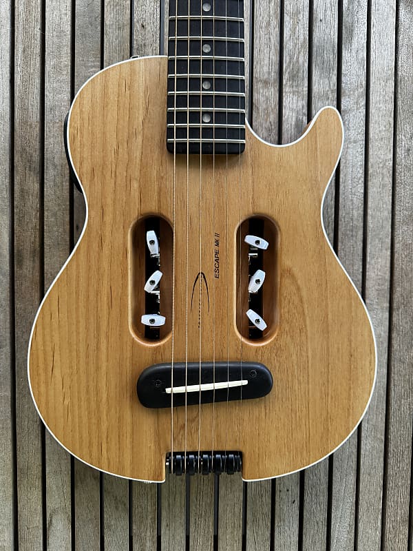 Traveler Escape MK II Natural Electric Travel Acoustic Guitar | Reverb