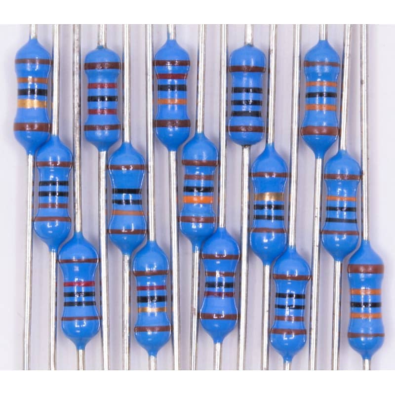 Resistor Kit - 1/4 Watt, Metal Film, 1% tolerance, 5 of each | Reverb