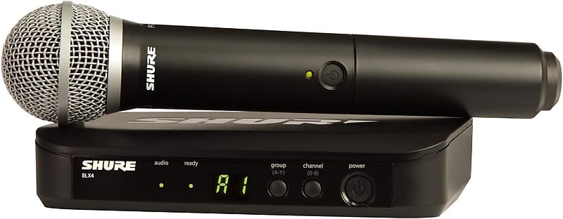 Shure BLX24/PG58 UHF Wireless Microphone System - Perfect for | Reverb