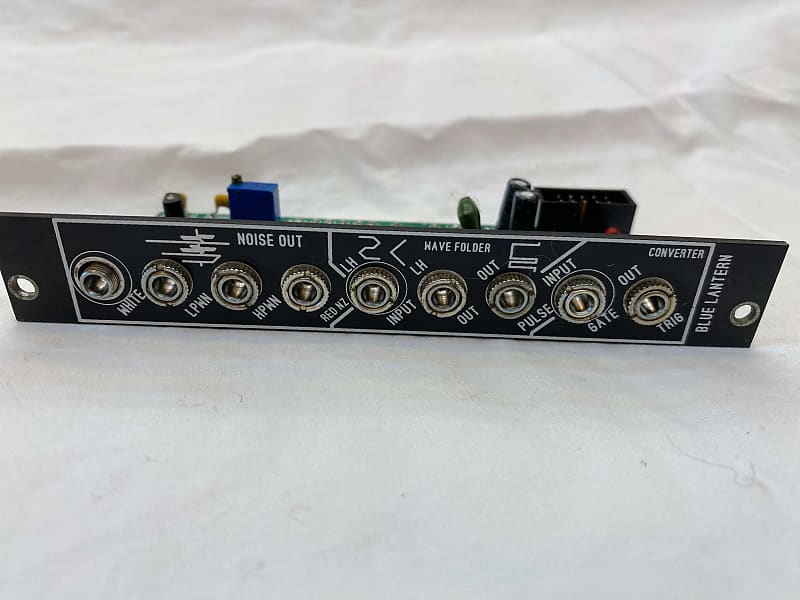 Blue Lantern 4 hp noise, wave folder and gate to trigger | Reverb