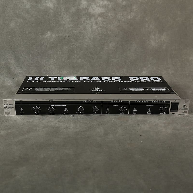 Behringer EX1200 Ultrabass Pro Digital Bass Processor with | Reverb