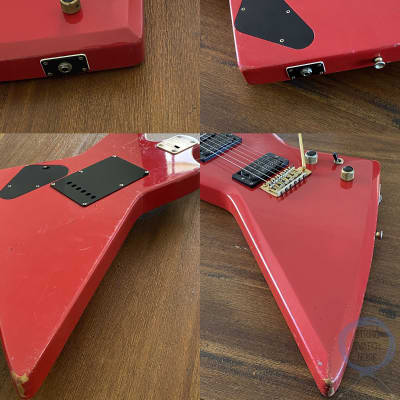 Aria Pro II, Explorer, ZZ Deluxe, Deep Red, MIJ, 1982 | Reverb