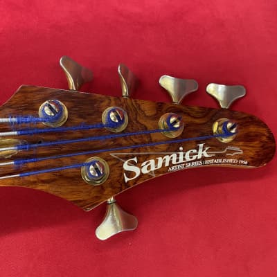 Samick CB-5B Artist Series 5-String Bass 1990's - Bubinga Top | Reverb
