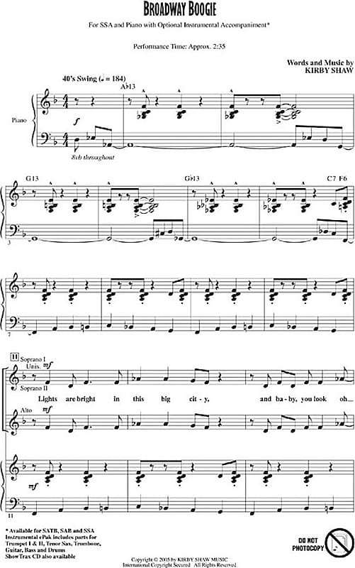 Broadway Boogie | Reverb