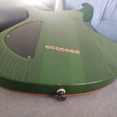 ESP Custom shop horizon 7 strings 2001 Trans green | Reverb